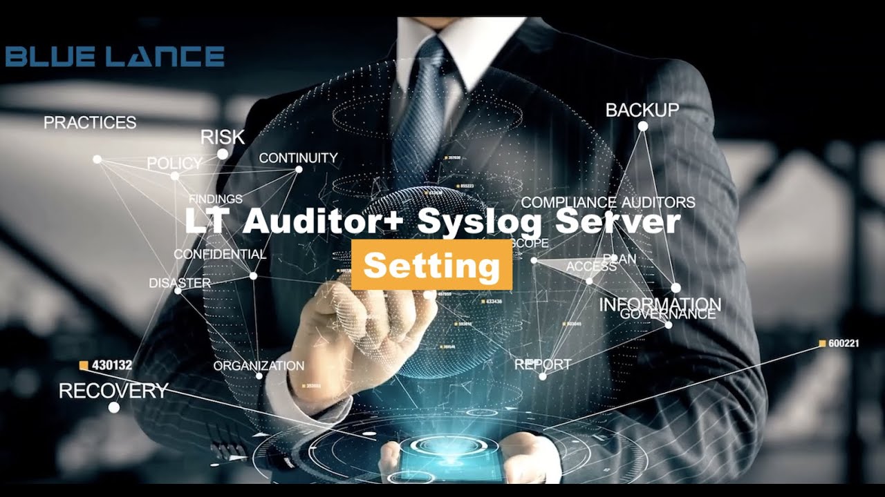 LT Auditor+ Syslog Server Settings - YouTube