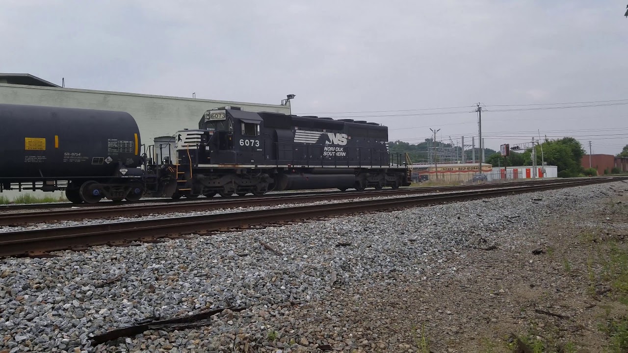 NS SD40-2 #6073 with a Fouled RS5T - YouTube