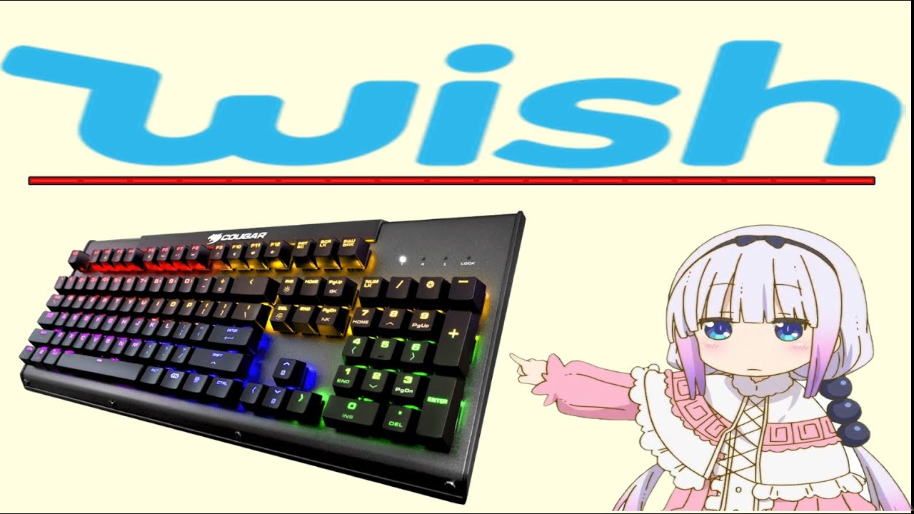 WISH rgb gaming keyboard! - YouTube