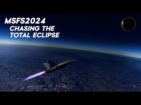 Microsoft Flight Simulator 2024 - Chasing the Solar Eclipse of April ...