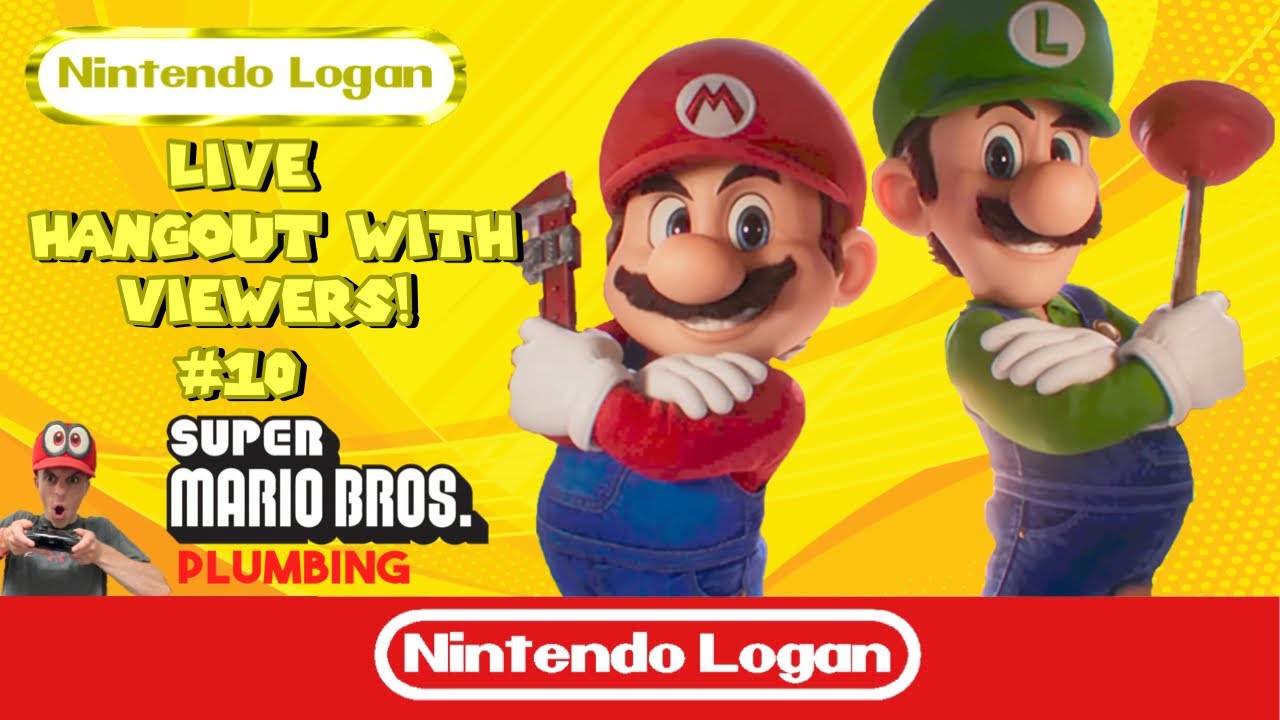 Nintendo Logan's Live Hangout with Viewers! #10 + Calling Super Mario ...