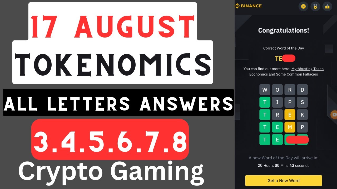 17 August Crypto WODL | Binance Crypto WODL Answers | Binance word of ...