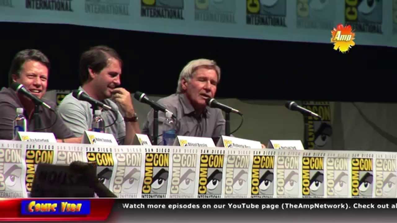 Harrison Ford at Comic Con - YouTube