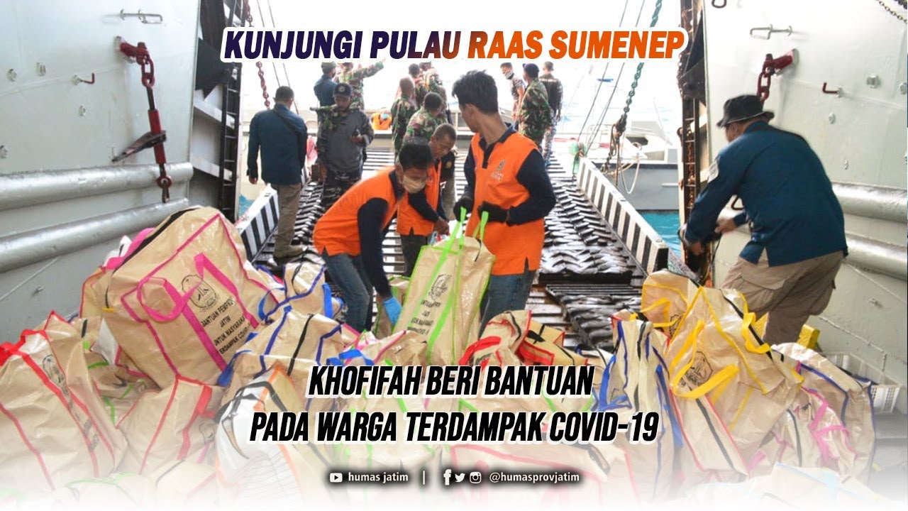 KUNJUNGI PULAU RAAS SUMENEP| KHOFIFAH BERI BANTUAN PADA WARGA TERDAMPAK ...