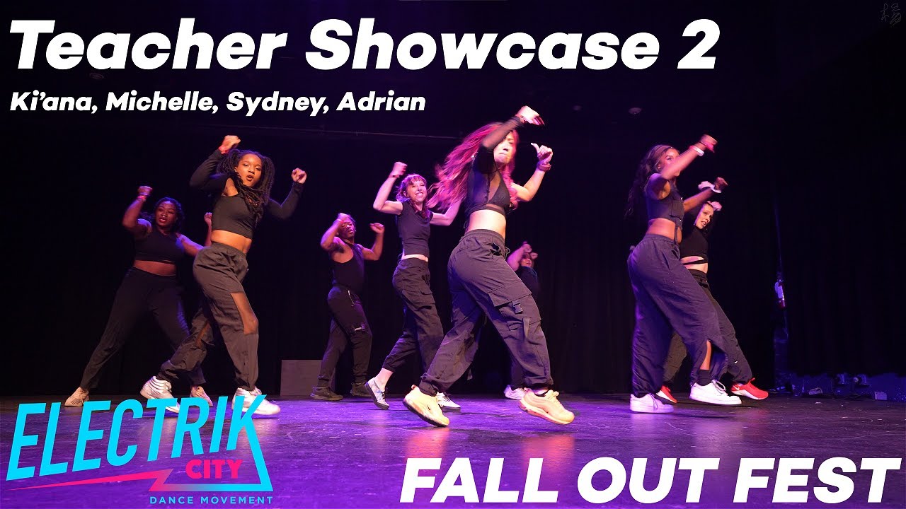 FALL OUT FEST '23 [FRONT ROW] - TEACHER SHOWCASE 2 (KI'ANA, MICHELLE, SYDNEY, ADRIAN) - YouTube