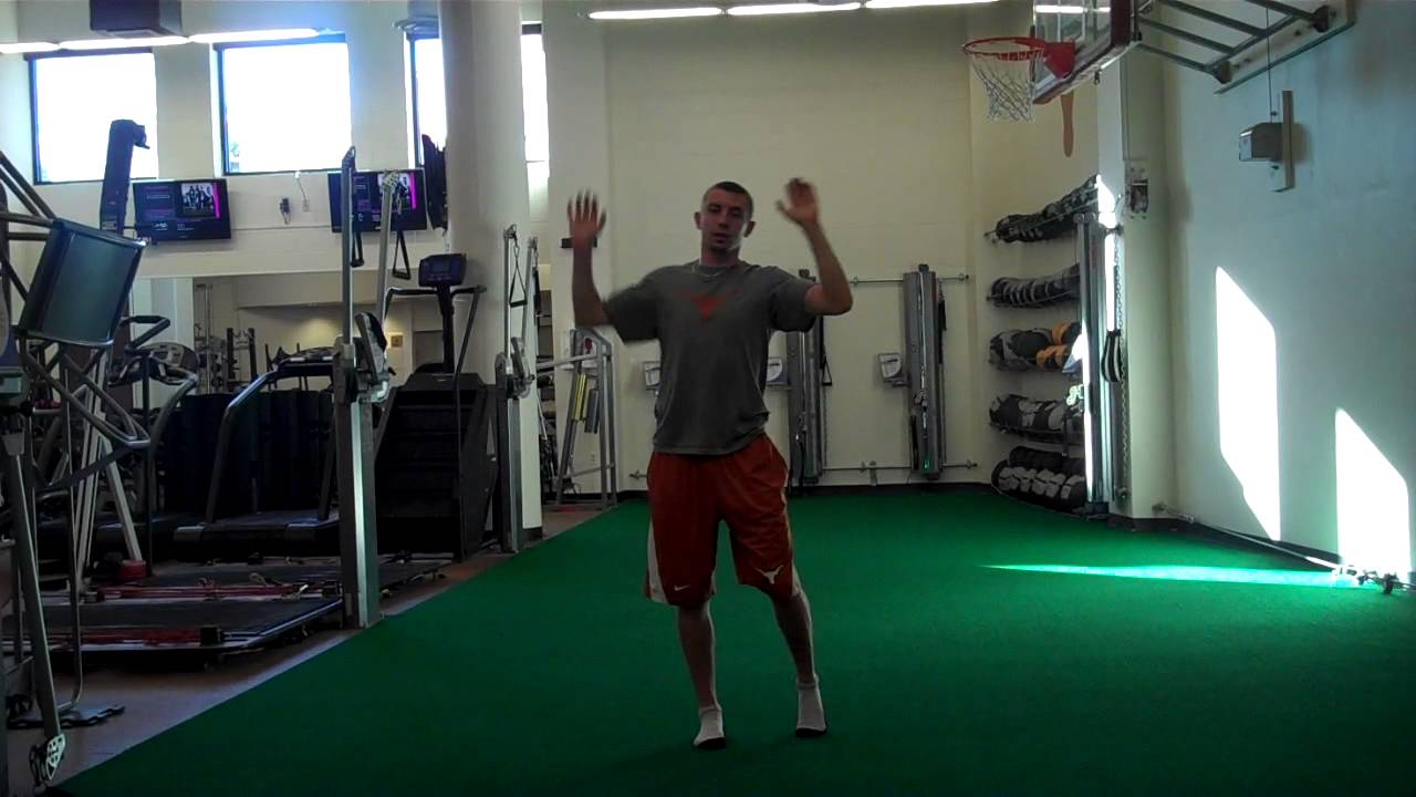 Balance Toe Touch Bilateral Hand Reaches - YouTube