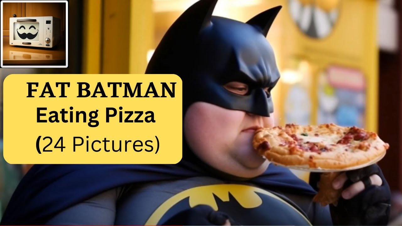 AI Batman Eating Pizza—24 Hilarious Pics of a Chunky Caped Crusader ...