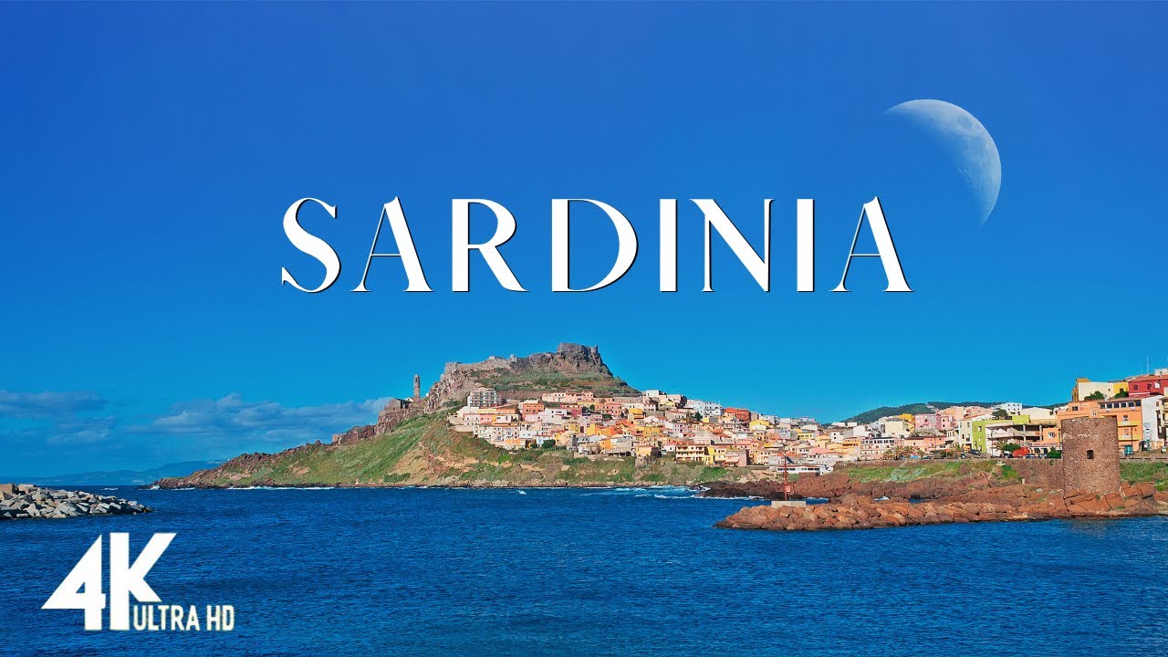 Flying Over Sardinia 4k Scenic Beaches Relaxing Film - YouTube