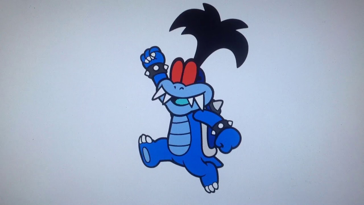 Paper Dark Iggy Koopa (New Version) - YouTube