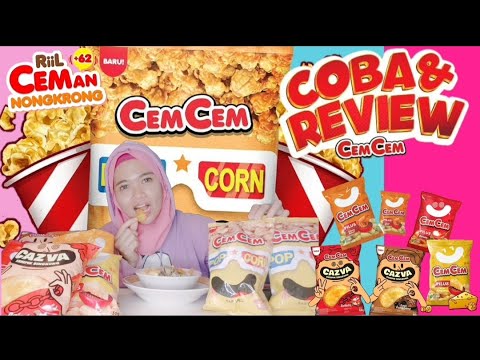 REVIEW SNACK CEM CEM ( PILUS , POPCORN , CAZVA KERIPIK SINGKONG ...