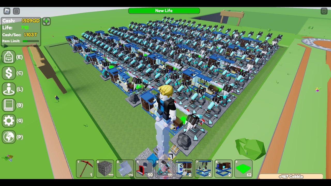 Huge Auto Farm Diamond (EASY!) - Layor #1 Done [Life:710] in Roblox ...