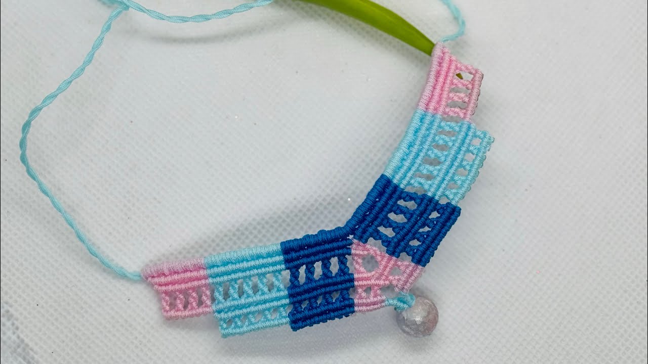 DIY Macrame Necklace | Step by step tutorial - YouTube