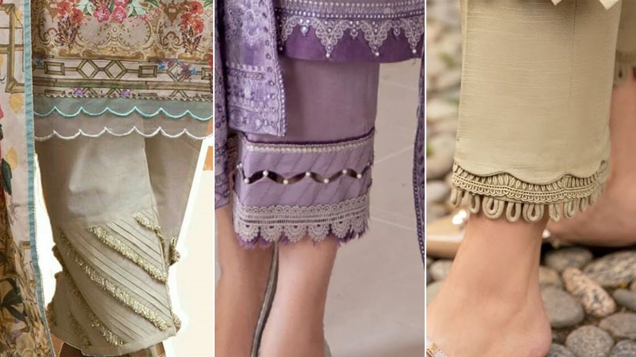 White Trouser Design Capri Design 2023 Stylish Trouser Design New Capri ...