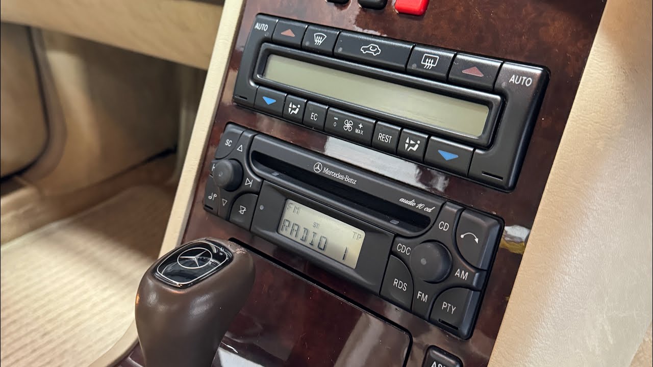 1997 Mercedes Benz W140 S280 Restoration Project Part Four - Stereo ...