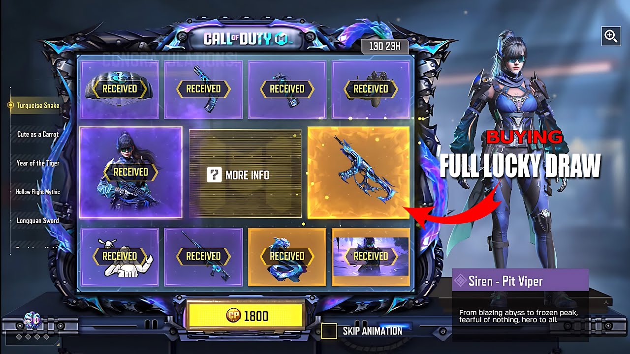 [NEW] Legendary Grau 5.56 full Lucky Draw cost | Sapphire Fangs ...