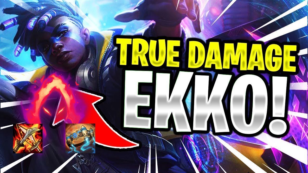 True Damage Ekko Gameplay In PBE (League of Legends) - YouTube