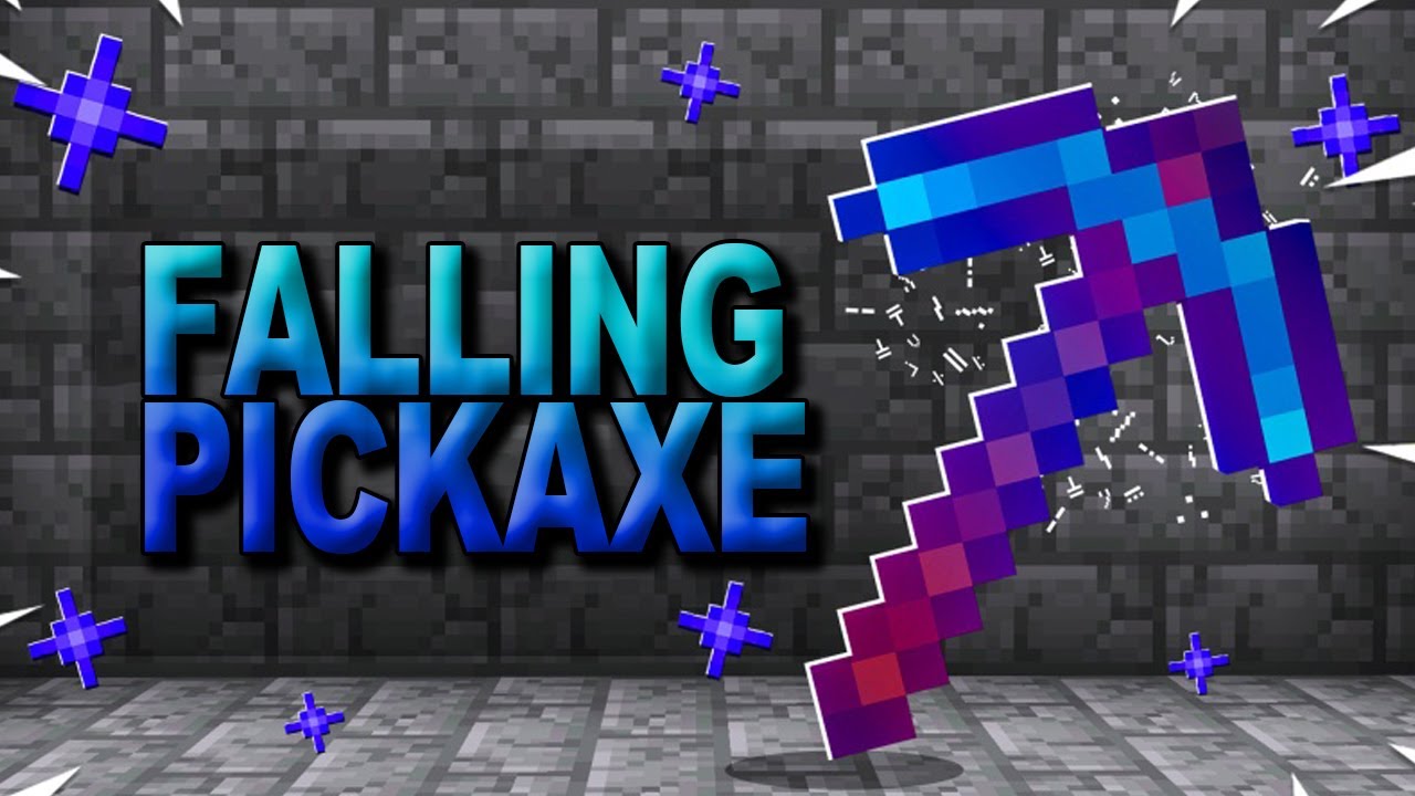 🔴 MINECRAFT FALLING PICKAXE ⛏️ - YouTube