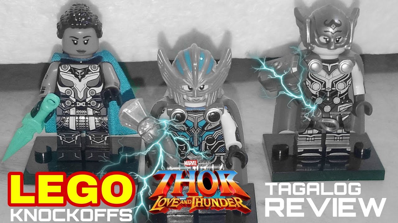 LEGO KNOCKOFFS THOR LOVE AND THUNDER TAGALOG REVIEW + GALA with FRIENDS ...