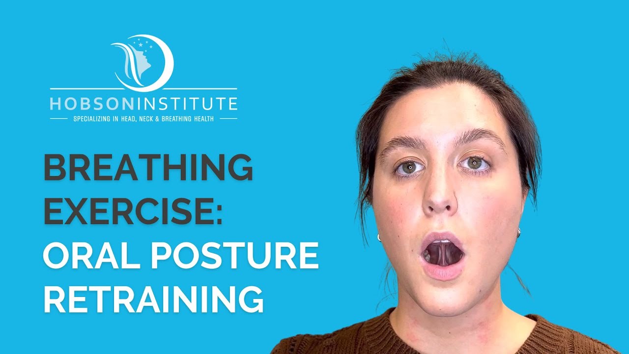 Oral posture retraining: click click close exercise - YouTube