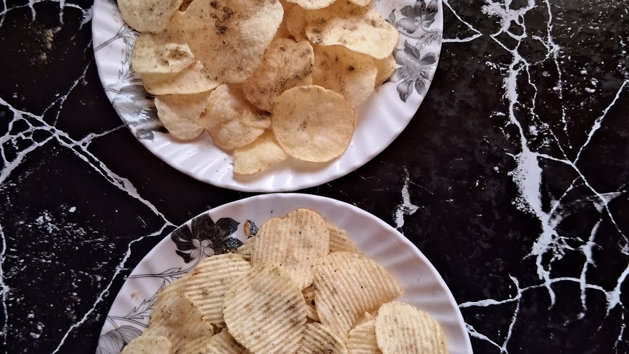Home made Recipe of making Aloo chips in easy to make it and so much ...
