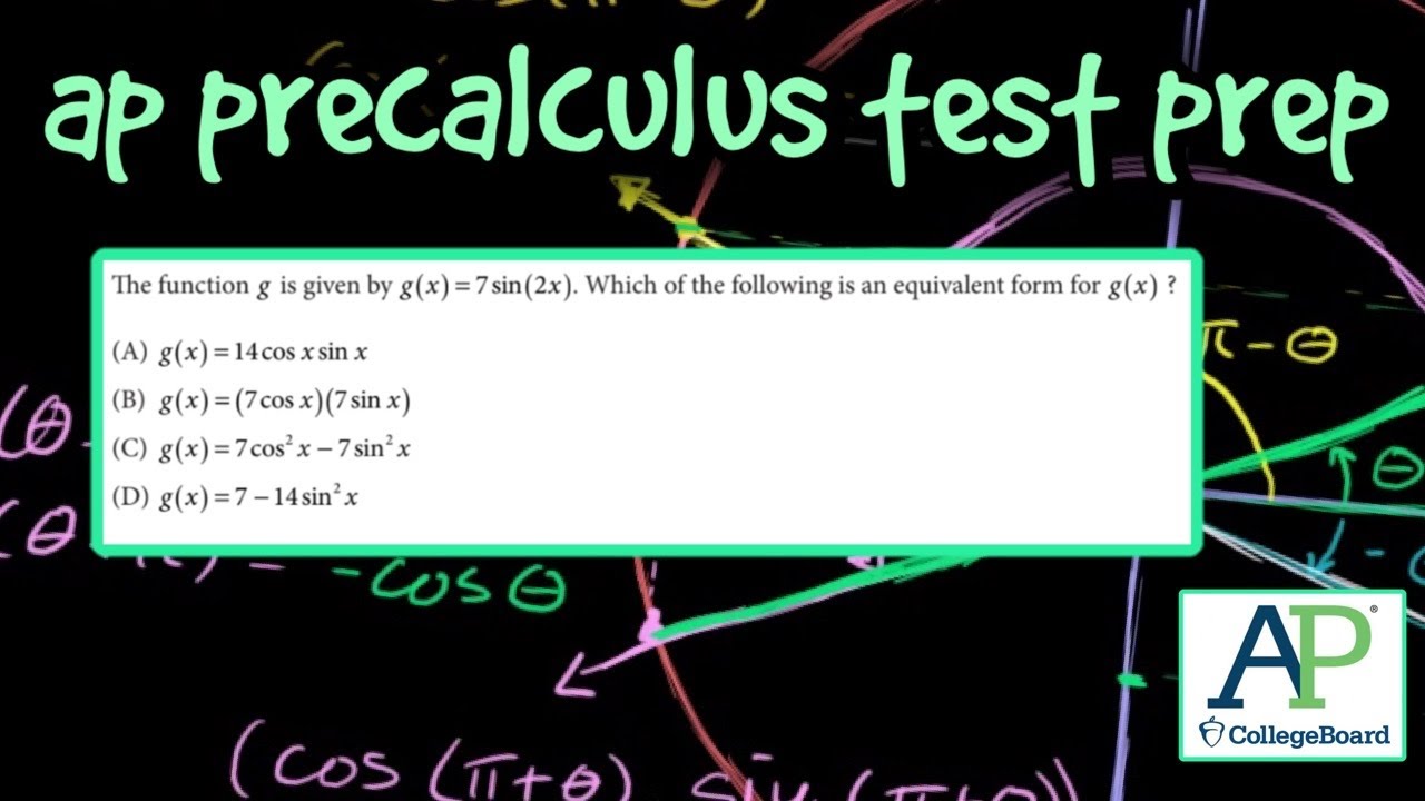AP Precalculus Test Prep - Double Angle Sine Formula (Multiple Choice ...