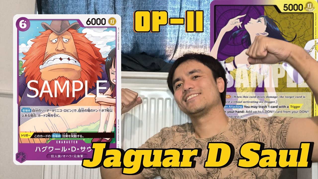 OP-11 : Yellow-Purple Nico Robin - Jaguar D Saul New Support / One ...