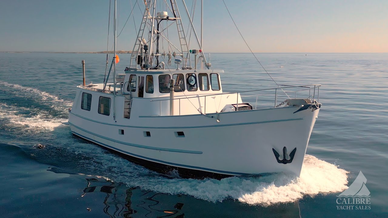 1982 Custom 45ft Offshore Motor Yacht - Calibre Yachts - YouTube