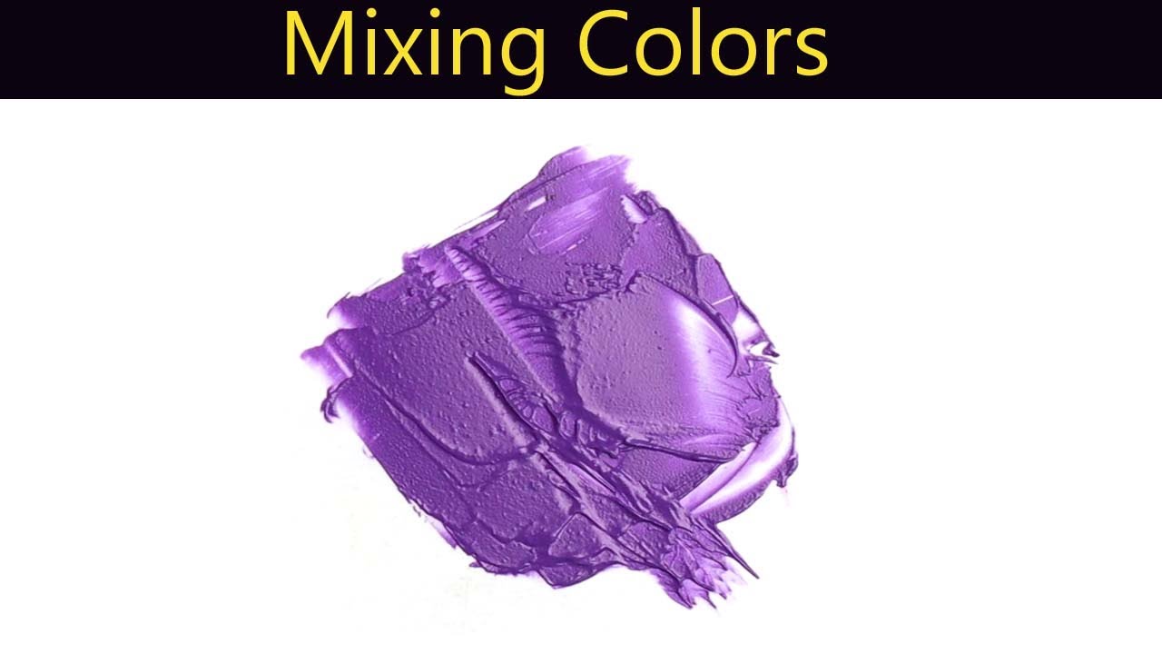 How To Make Russian Violet Color Paint - Mixing Colors - YouTube