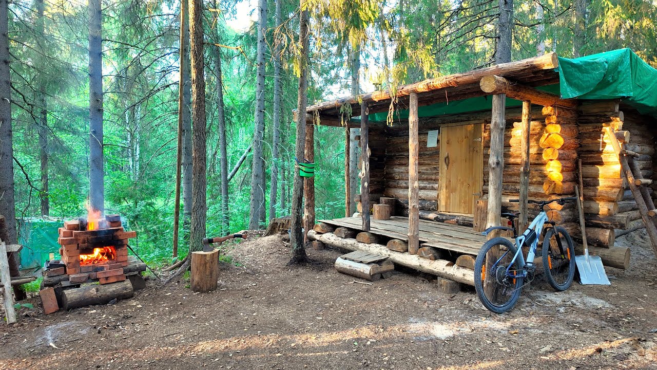 Forest Hut Diaries: 48 Hours of Peace and Adventure - YouTube