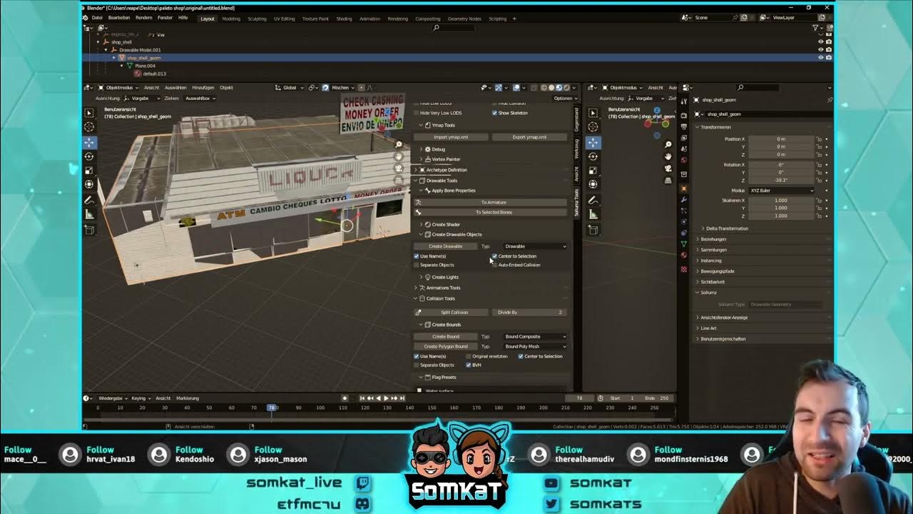 GTA V MLO erstellen mit Sollumz und Blender | Positionsprobleme beheben (Transformation) - YouTube