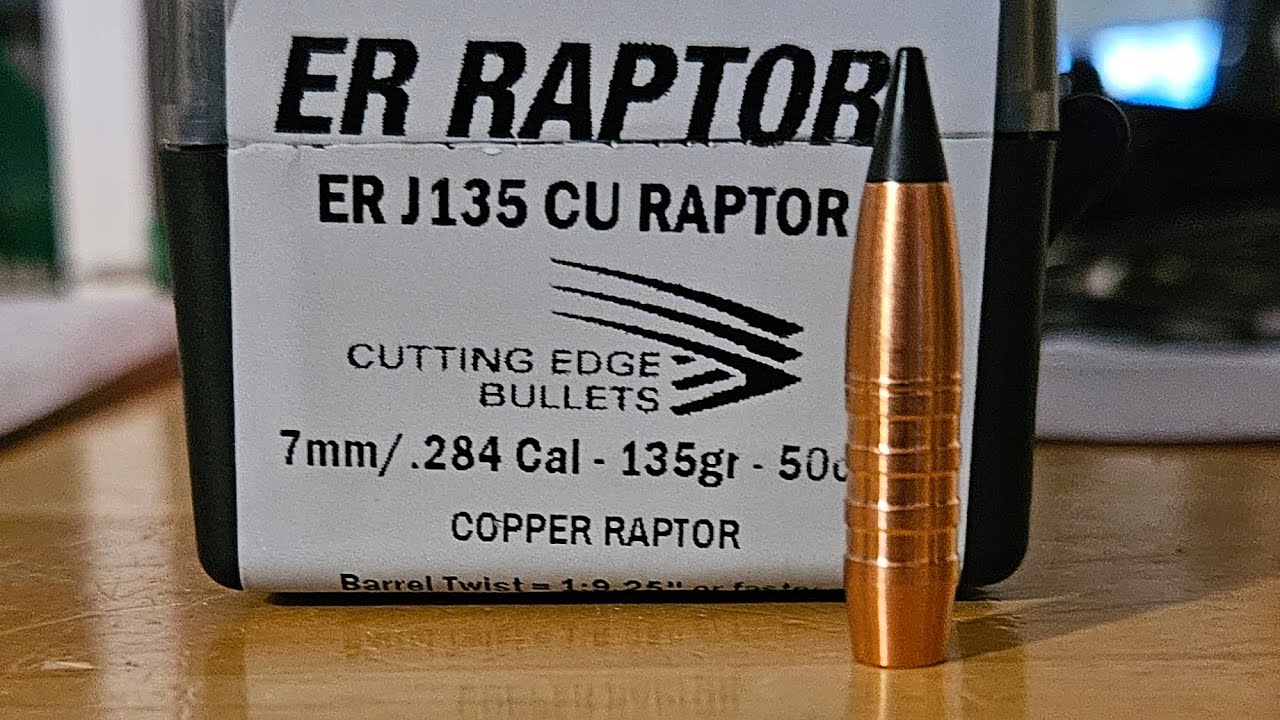 7mm rem mag : 135 grain cutting edge raptor 100 yard gel test - YouTube