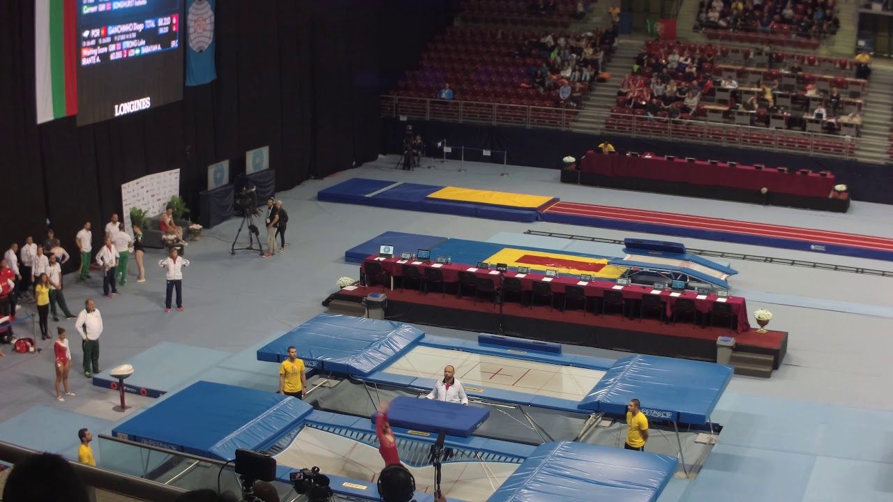 SONGHURST Isabelle Semi Final Trampoline World Championships 2017 - YouTube