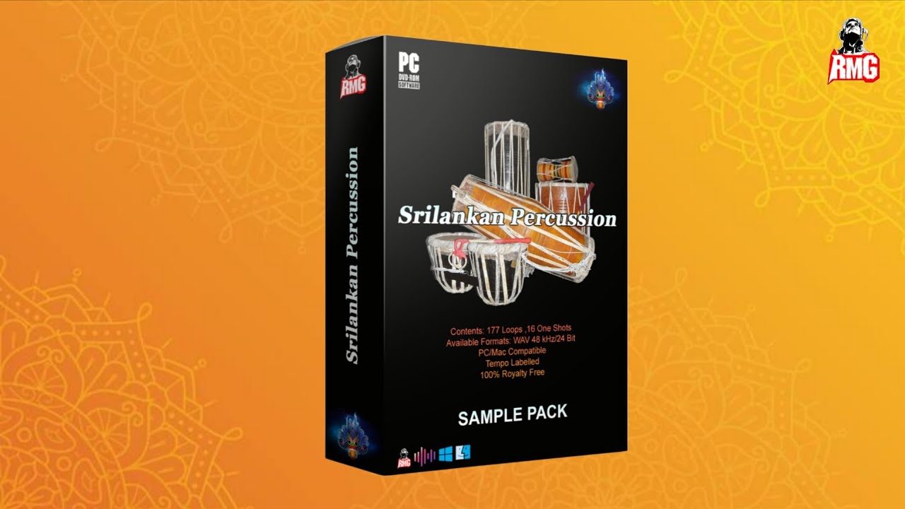 Srilankan Percussion SAMPLE PACK Previwe | Thammattama Yak Beraya Daula ...