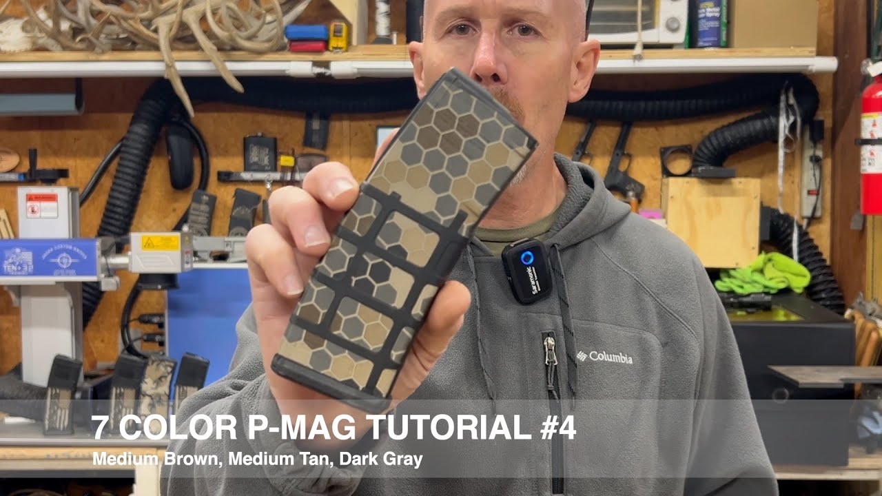7 Color P-Mag Tutorial #4 Dark Brown, Medium Tan, Dark Gray - YouTube