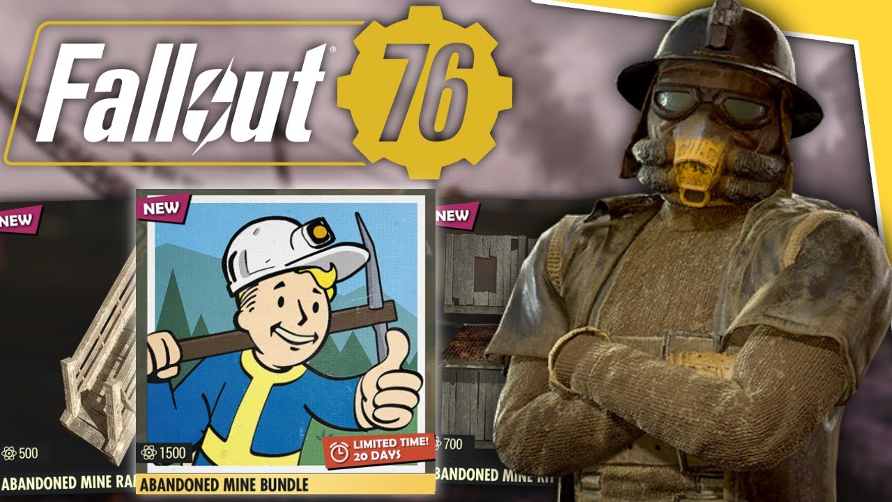Fallout 76 - Abandoned Mine Bundle Showcase & Review - YouTube
