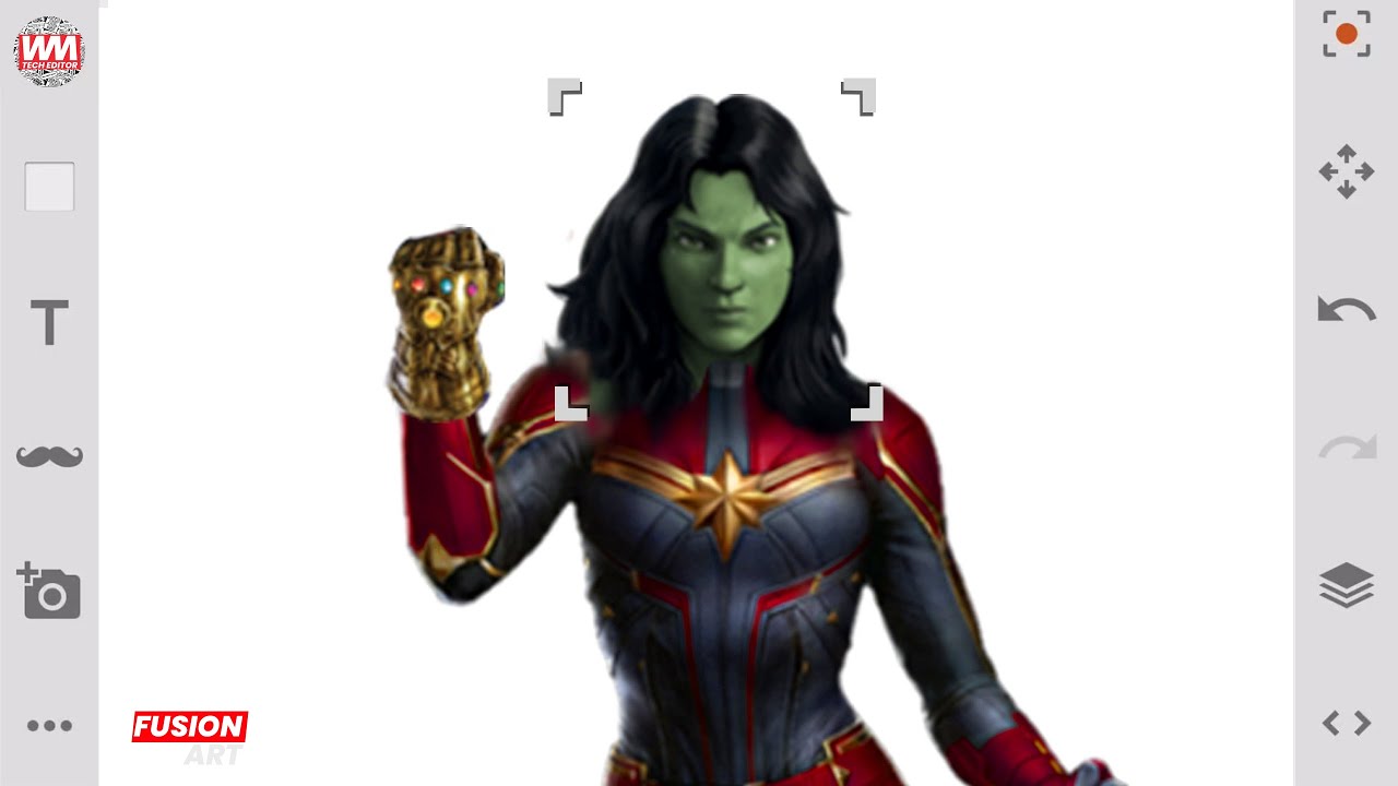 Dr Strange + Captain Marvel + She Hulk + Thanos | Fusion Art | Marvel ...