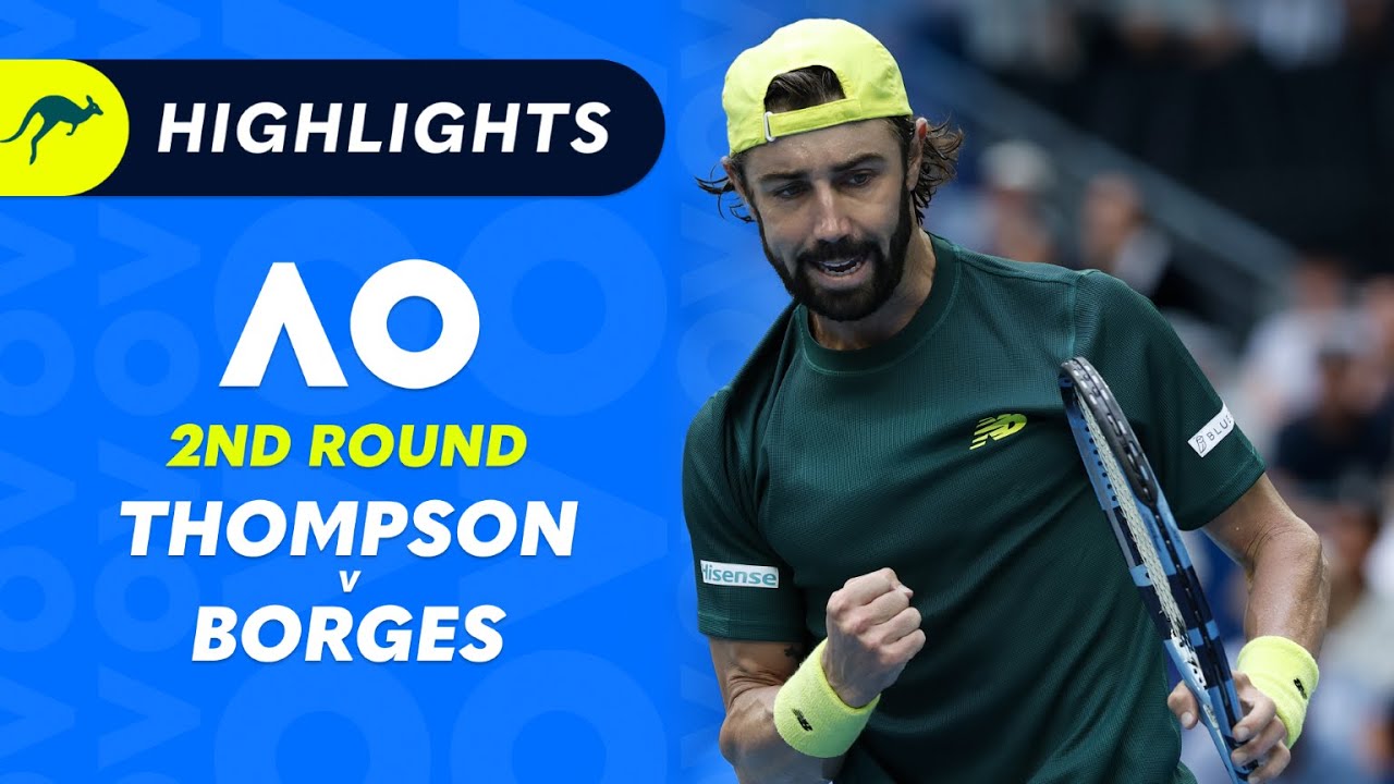 Jordan Thompson v Nuno Borges - Australian Open Highlights | Wide World ...