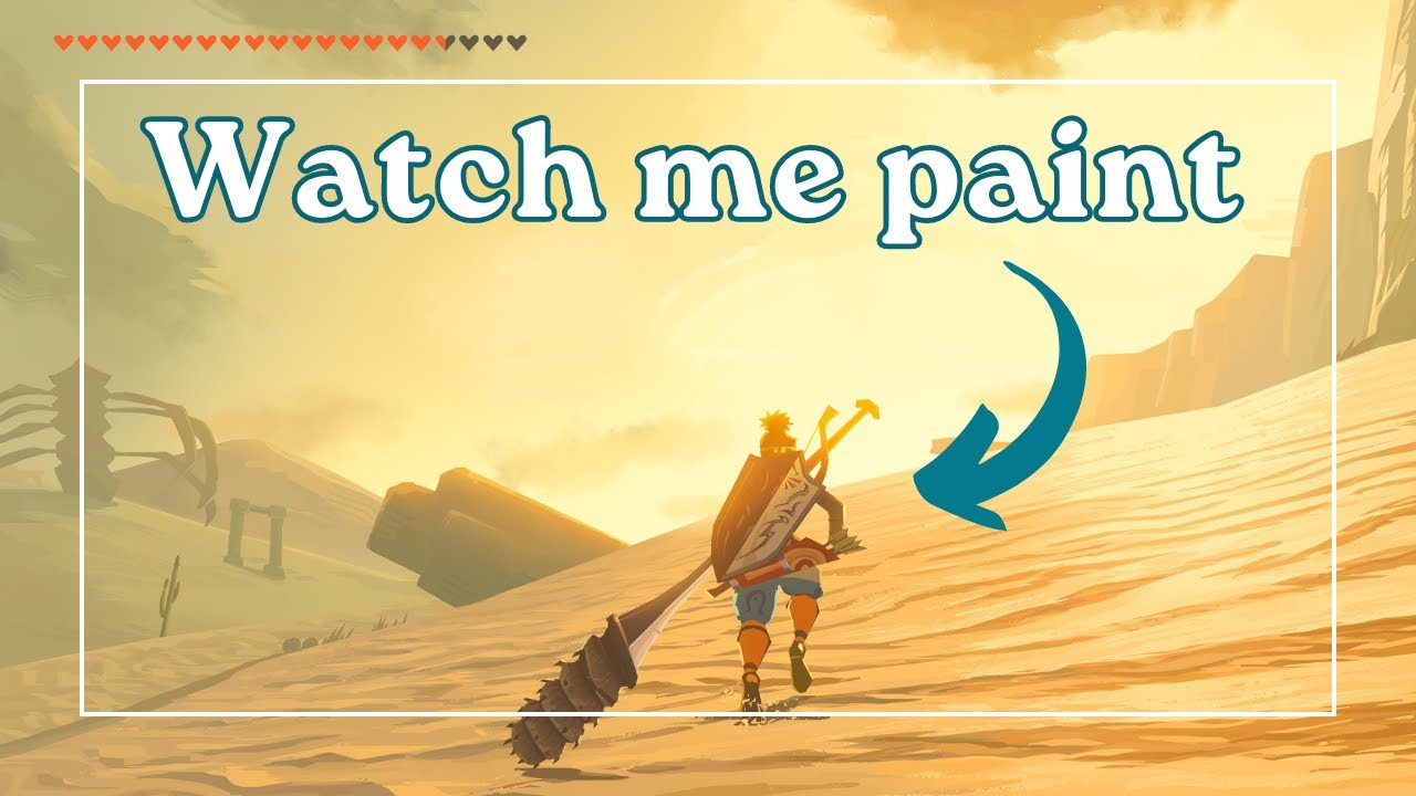 LET'S PAINT ZELDA: TEARS OF THE KINGDOM (SPEEDPAINT) - YouTube