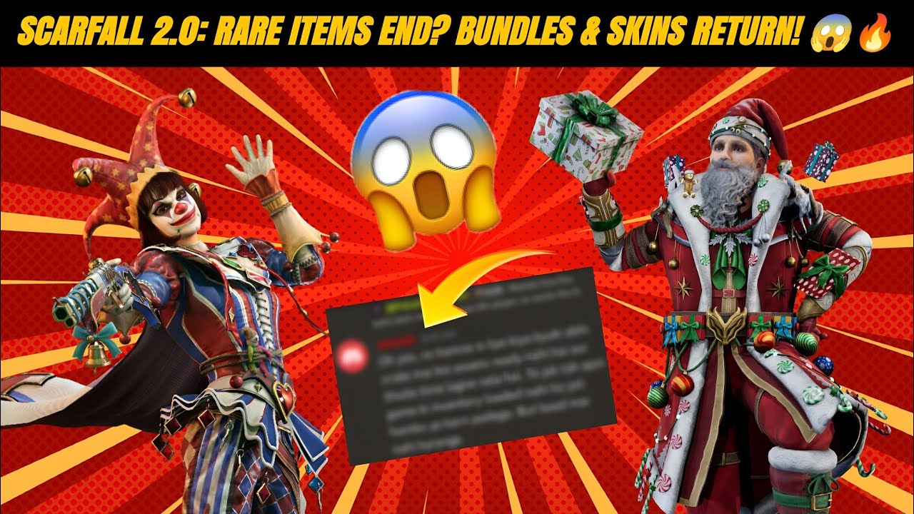 Scarfall 2.0:- Rare items End ? Bundles & Skins Return! 😱🔥 - YouTube