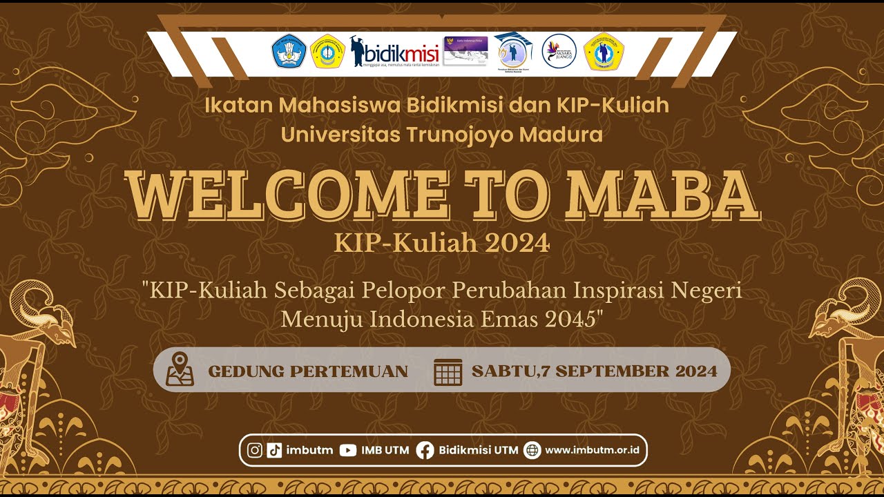 WELCOME TO MABA KIP-KULIAH 2024 - YouTube