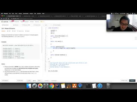 251. Flatten 2D Vector - YouTube