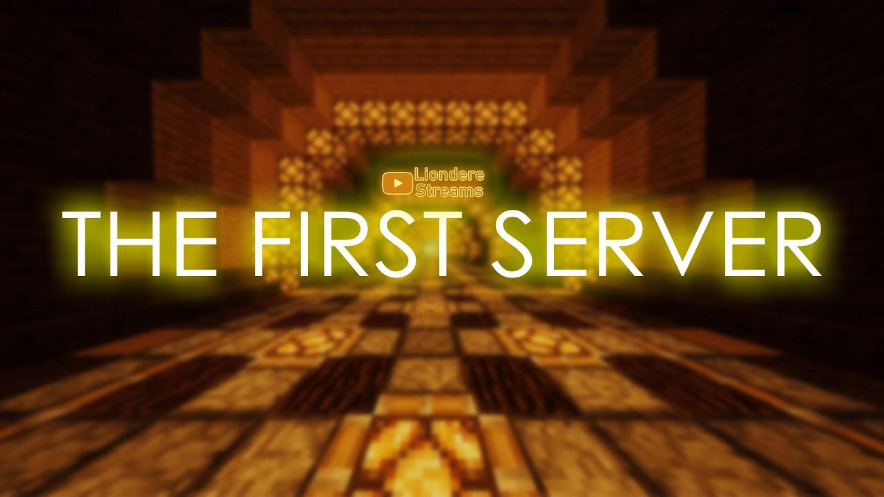 The First Minecraft Server (60 FPS) - YouTube