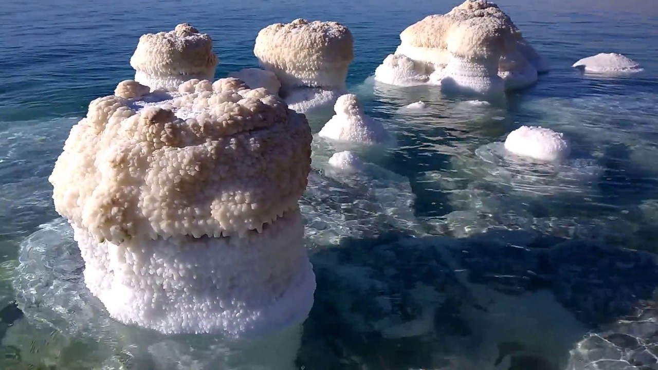 Exploring Salt Chimneys in the Dead Sea. JUN/17 Time Lapse #4 - YouTube