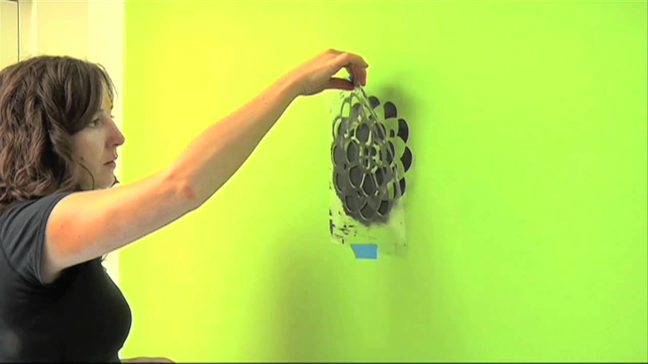 Pottery Barn Kids: Decorative Painting Bee Stencil - YouTube