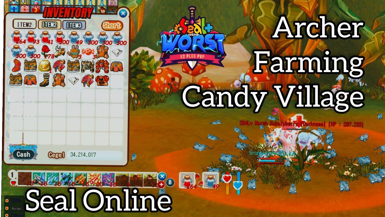FARMING CANDY VILLAGE JOB ARCHER - SEAL ONLINE WORST GENERATION V2 (PVP ...