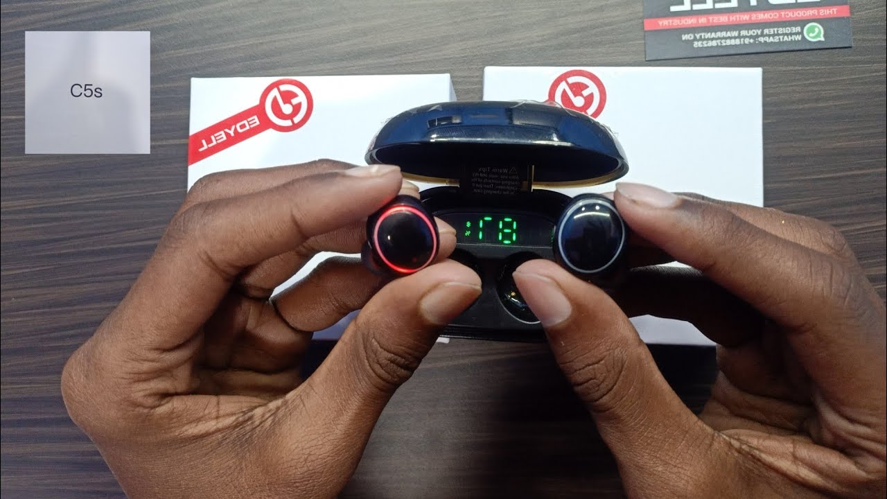 EDYELL C5S Bluetooth 5.0 Wireless Earbuds with Massive 3500MAH || Best ...