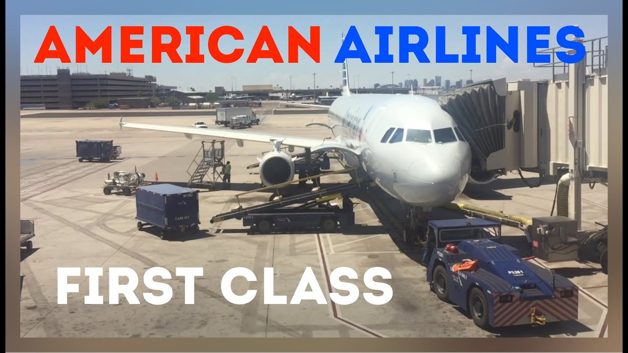 American Airlines First Class Airbus A321, Phoenix PHX to Los Angeles ...