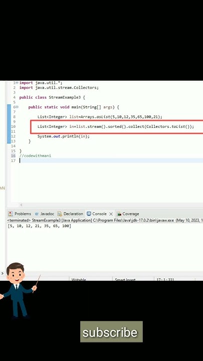 Stream Using With Shorted Method In Java Java Code Programming Javacode Reels Developers