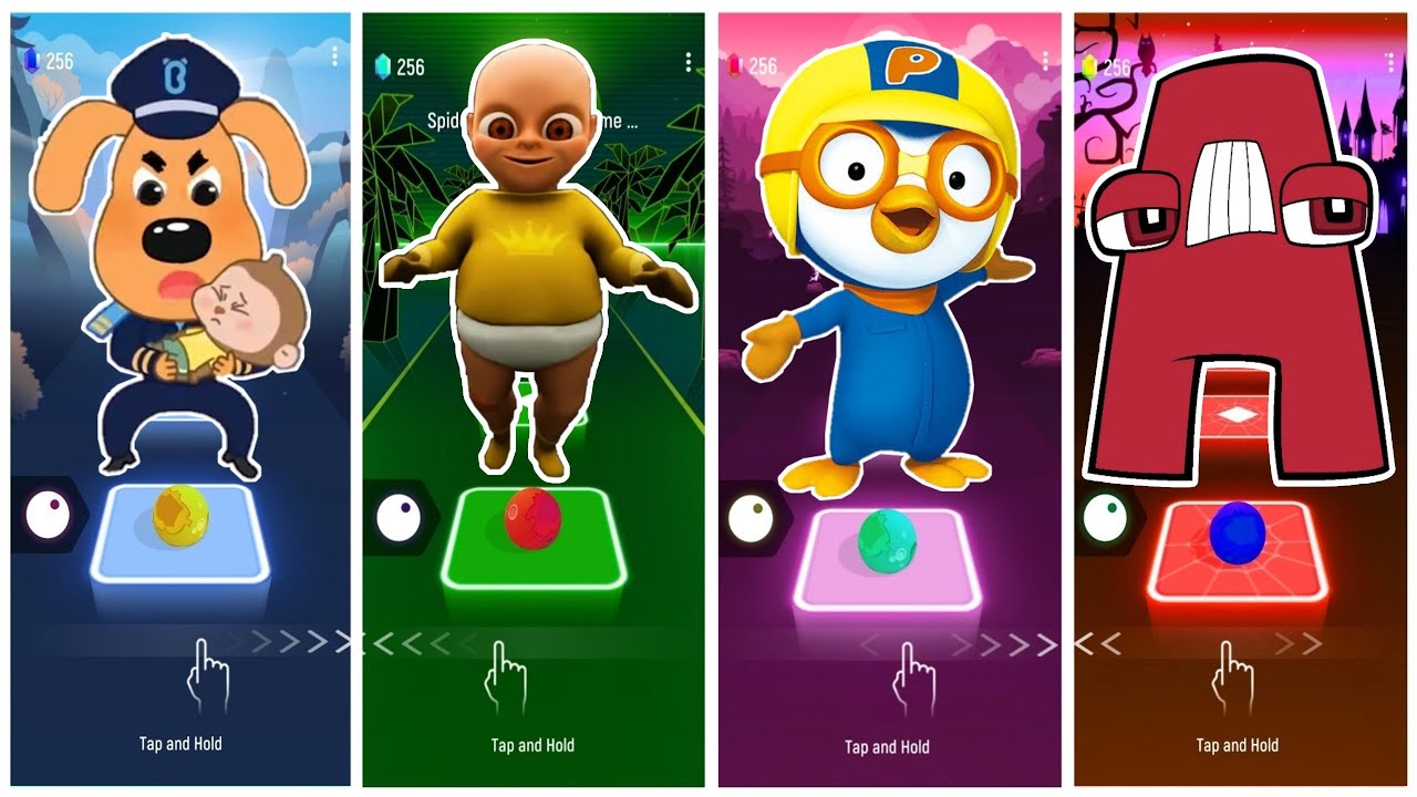 Pororo 🆚 Alphabet Lore 🆚 The Baby in Yellow 🆚 Sheriff Labrador. 🎶 Who ...