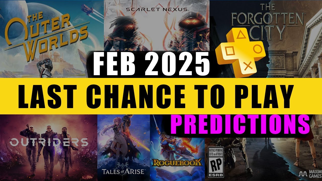 Games Leaving PS Plus (Feb 2025) - Predictions & Recommendations - YouTube